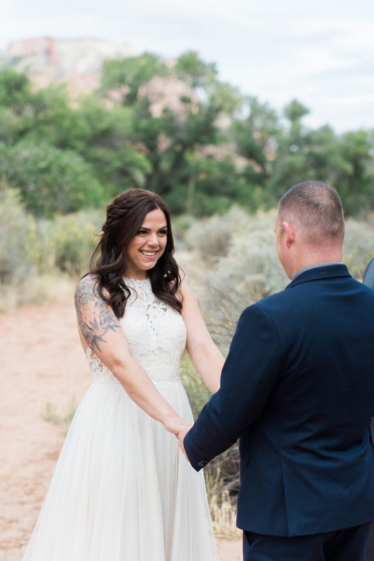 Zion National Park Elopement | Utah Elopement Photographer | Brittany ...